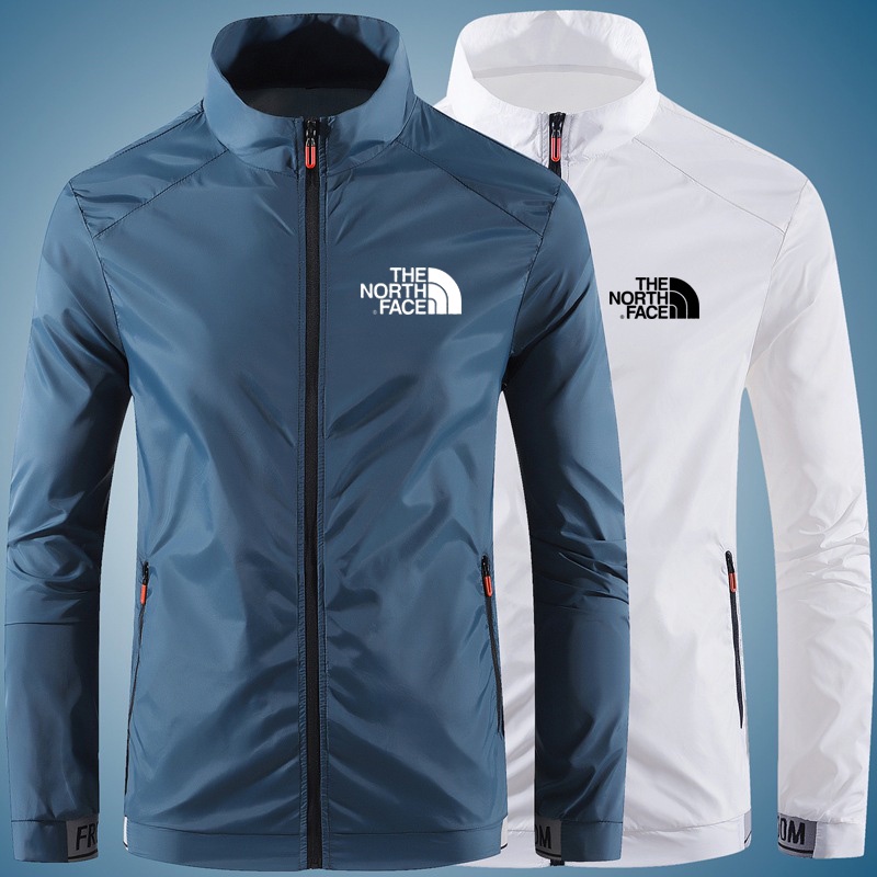 The North Face M-4XL Men's Hiking Jacket Solid Color Slim Fit Thin Sun ...
