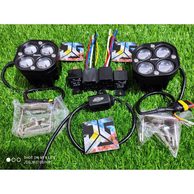 M1 PREMIUM LASER GUN MINI DRIVING LIGHTS | Shopee Philippines