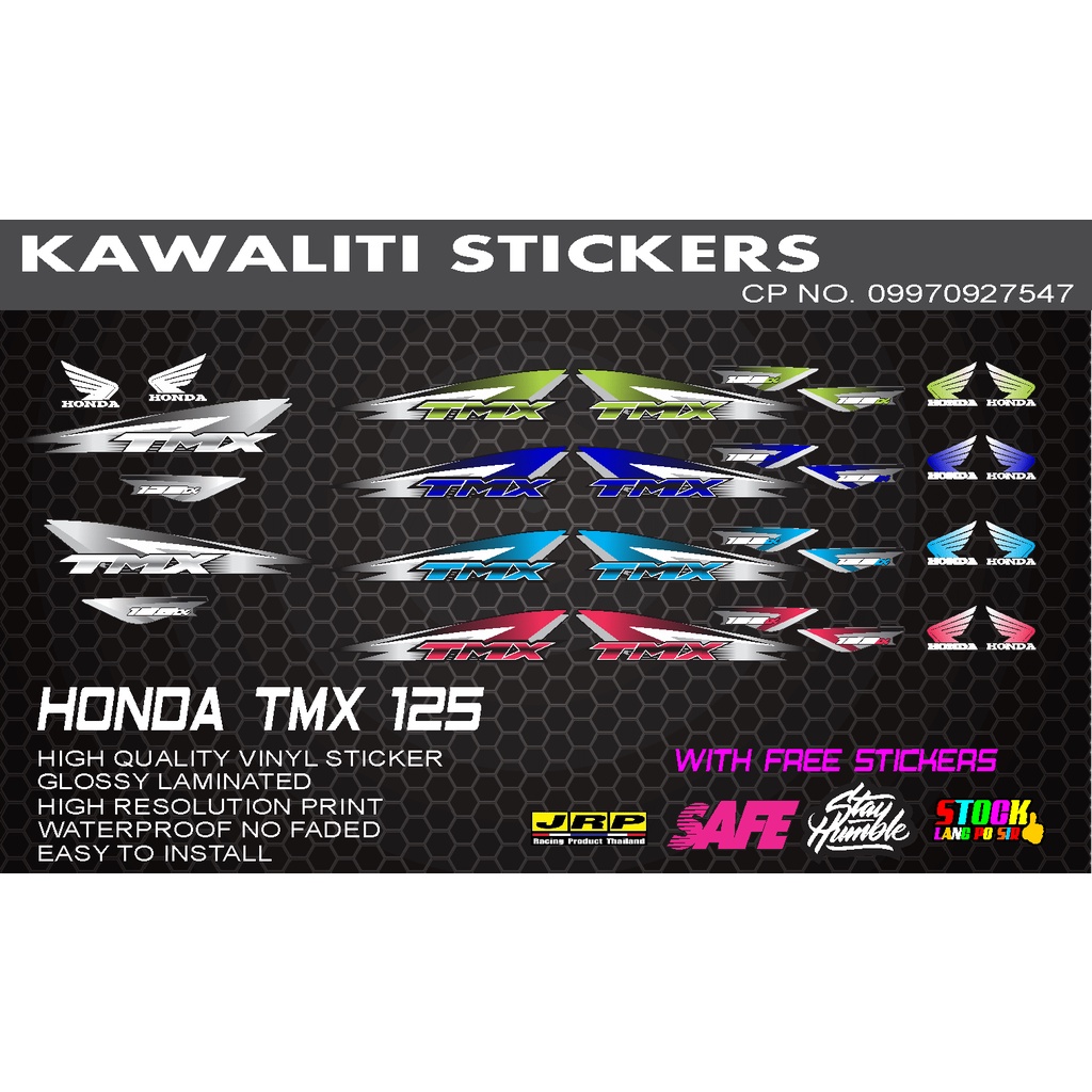 Honda TMX 125 Sticker Decals | Shopee Philippines