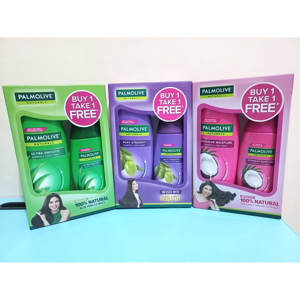 Promo Pack Palmolive Healthy & Smooth Shampoo 180ml Plus 90ml FREE ...