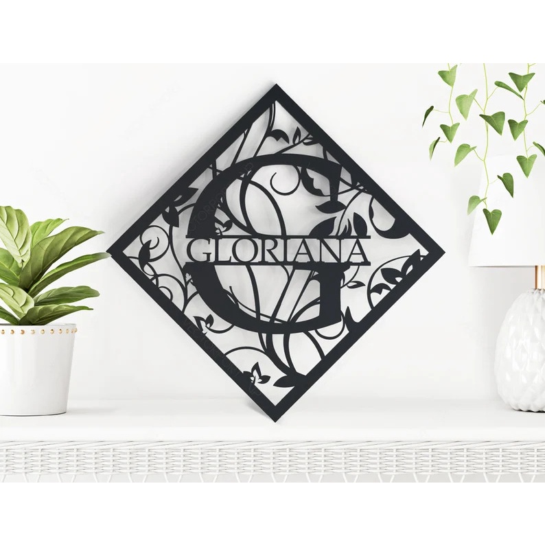 Letter Backdrop Monogram Wooden Personalize/Customize Monogram wooden ...