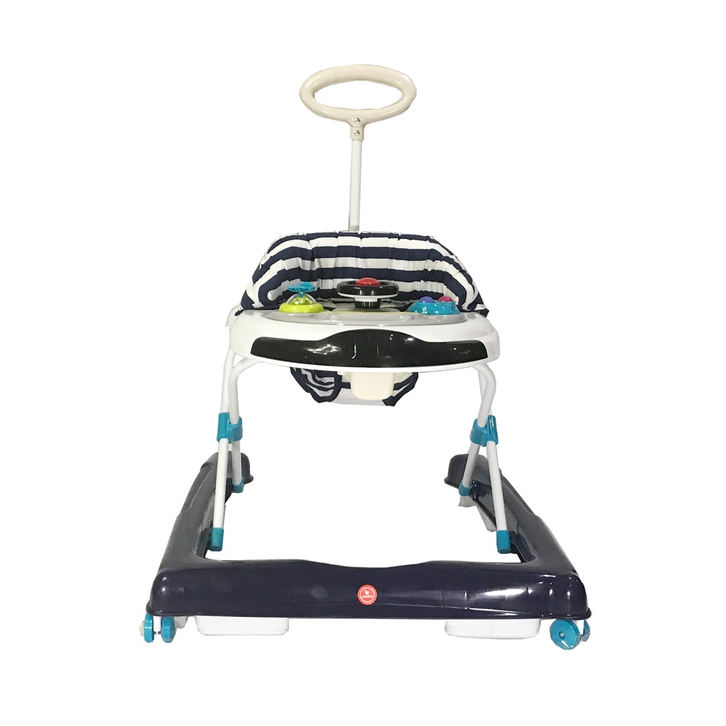 Akeeva Luxury U Shape Walker w/ Parent Handle (Blue) | Shopee Philippines