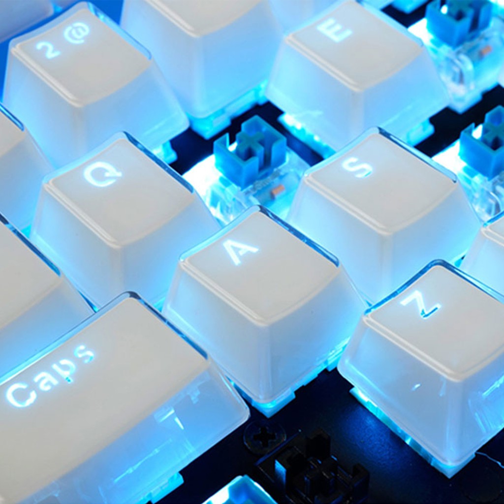 New Crystal Translucent keycap Jelly keycap Pudding Keycaps Three-Color ...