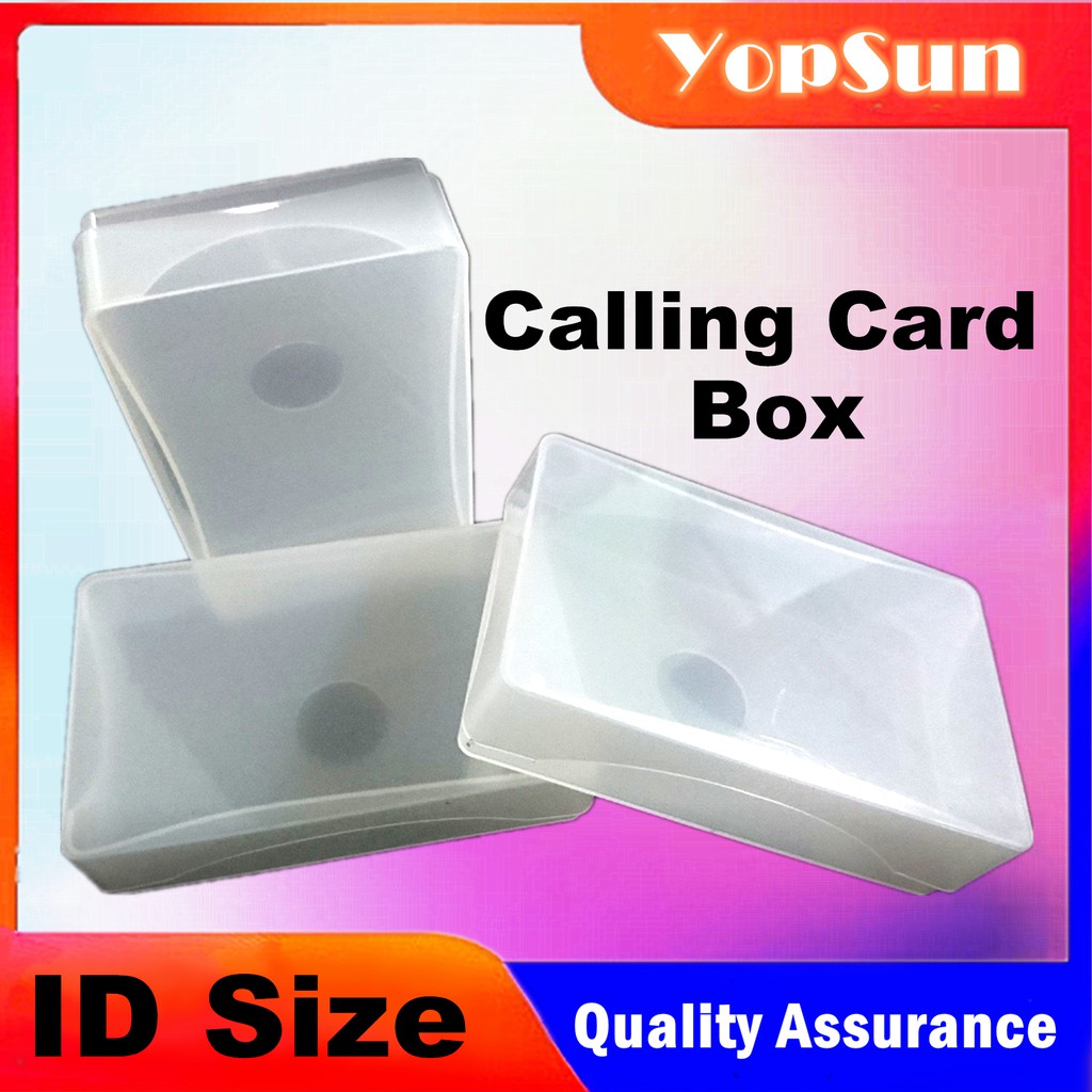 10Pcs PVC Calling Card Box / Case for calling card / id card and so on ...