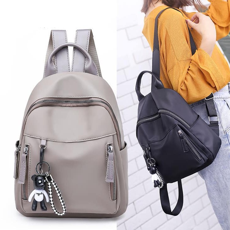 AK Fashion Waterproof With Keychain Backpack For Women (B151-J ...