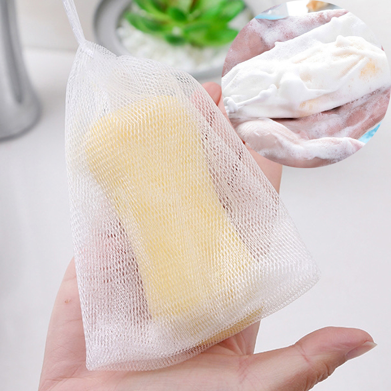 1 Pc Facial Cleanser Foaming Net / Wash Face Soap Liquid Foaming Net ...