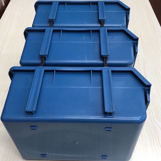CT 3PCS Large Stackable Bin Boxes Storage Organizer Supplies Tools Bins ...