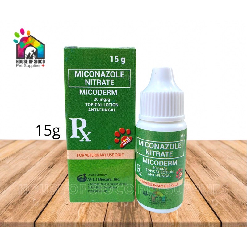 Micoderm Anti-Fungal Topical Lotion for Pets 15g | Shopee Philippines