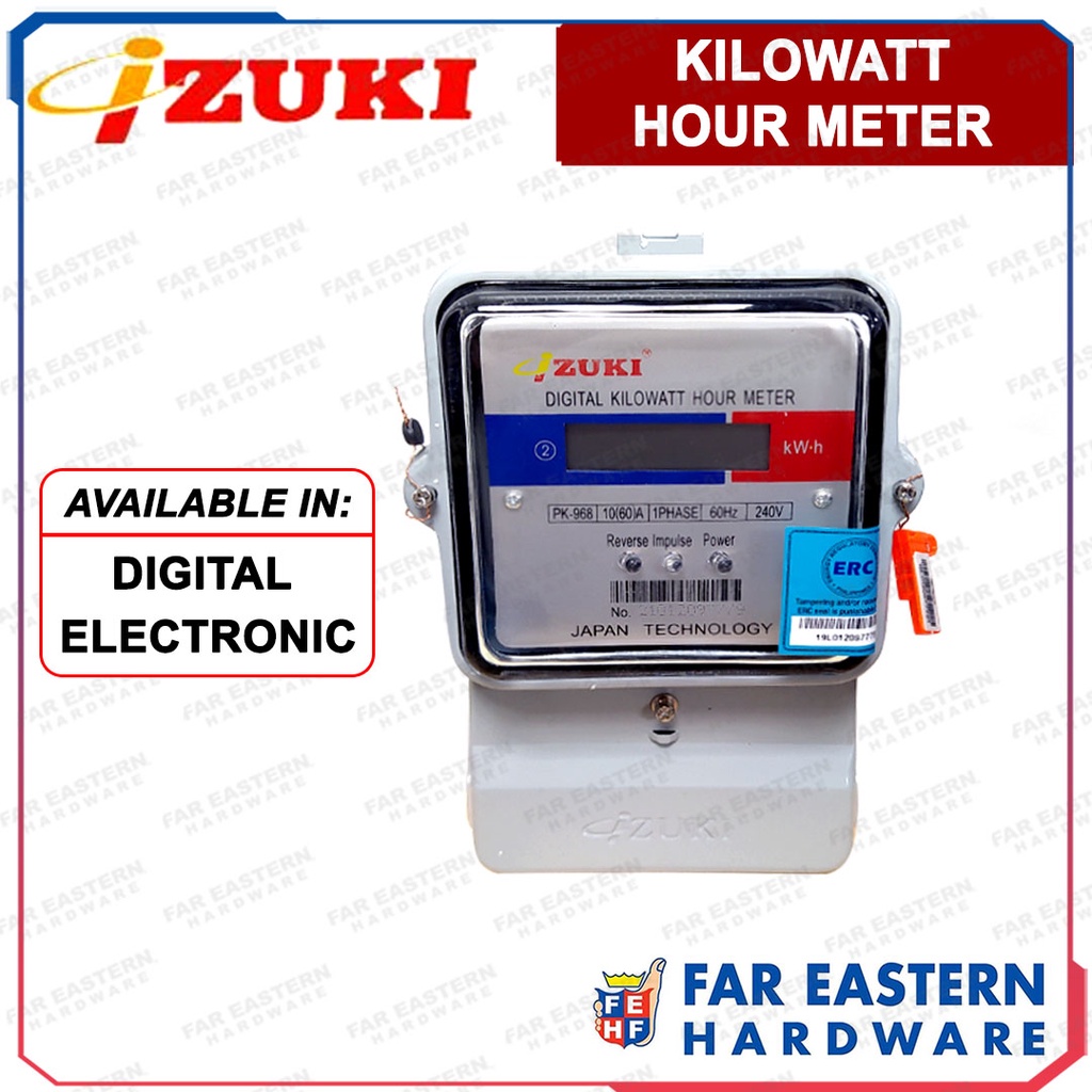 IZUKI Kilowatt Hour Meter Submeter Digital | Electronic Sub Meter | Shopee Philippines