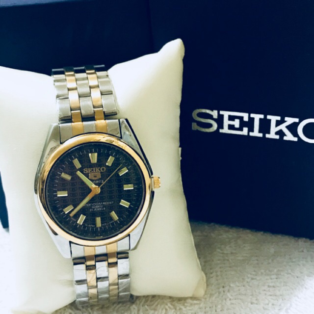 SEIKO Automatic Water Resist Mens gold watch CLASS A | Shopee Philippines
