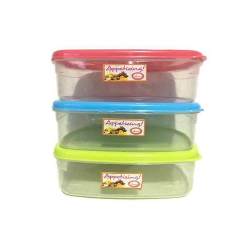814 PLASTIC COLOURFUL FOOD KEEPER 1SET=3PCS | Shopee Philippines
