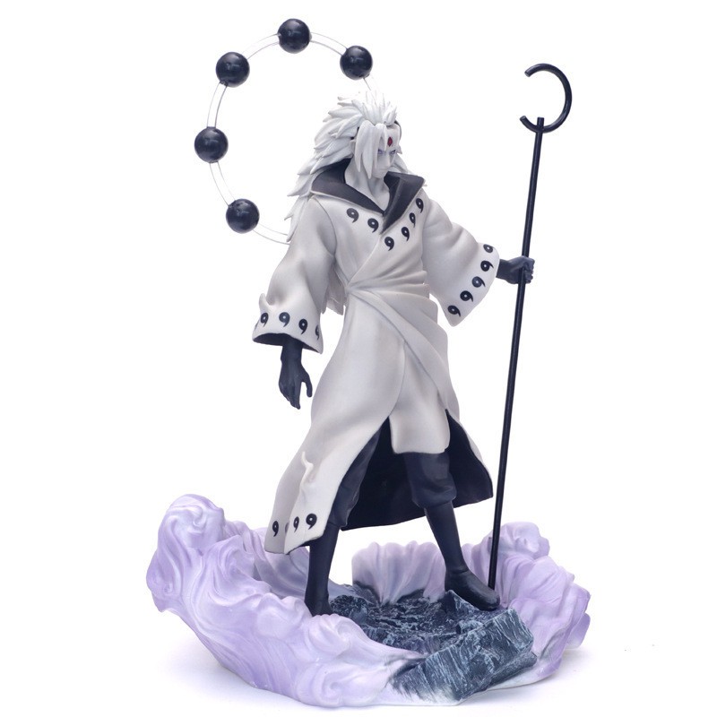 Naruto Madara Uchiha Rikudo Sennin Action Toy Model Figures 3 Heads PVC ...