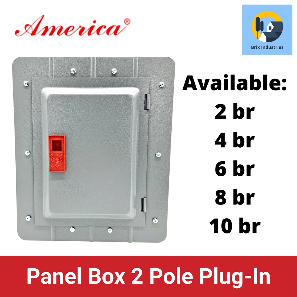 America Panel Box 2 Pole Plug-in Breakers TQL 100AF 2, 4, 6, 8 or 10 ...