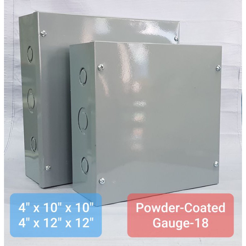 Pullbox Accessory Box Pull Box Square Gauge 18 G-18 4x10x10 4x12x12 ...