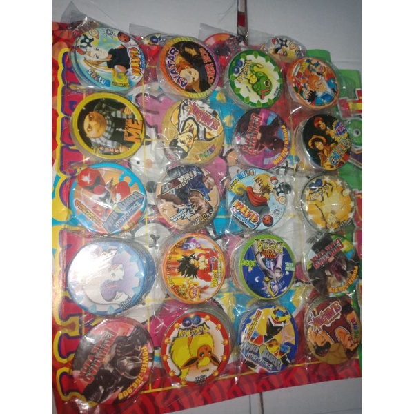 Assorted Character Pogs Toy 20Sets in a Pads | Lootbag Filler, Paninda ...