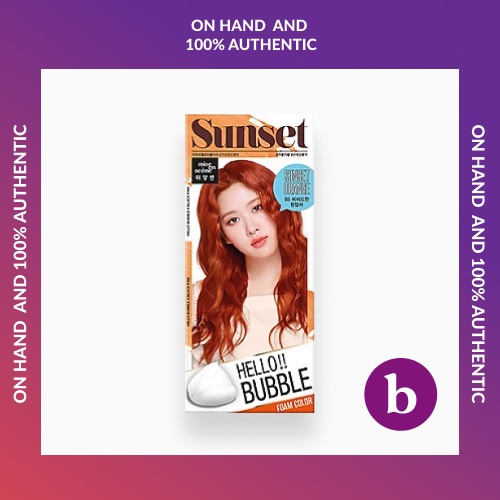 Mise en Scene Hello Bubble DIY Hair Color (80 Africa Sunset Orange ...