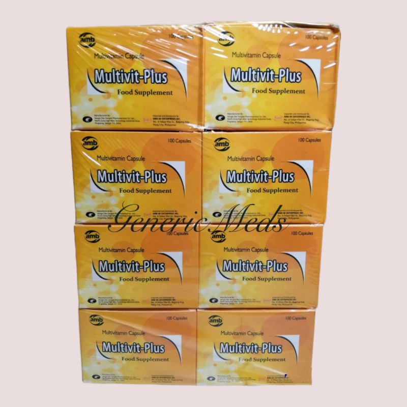 Multivitamins Capsule Multivit-Plus 100capsules | Shopee Philippines