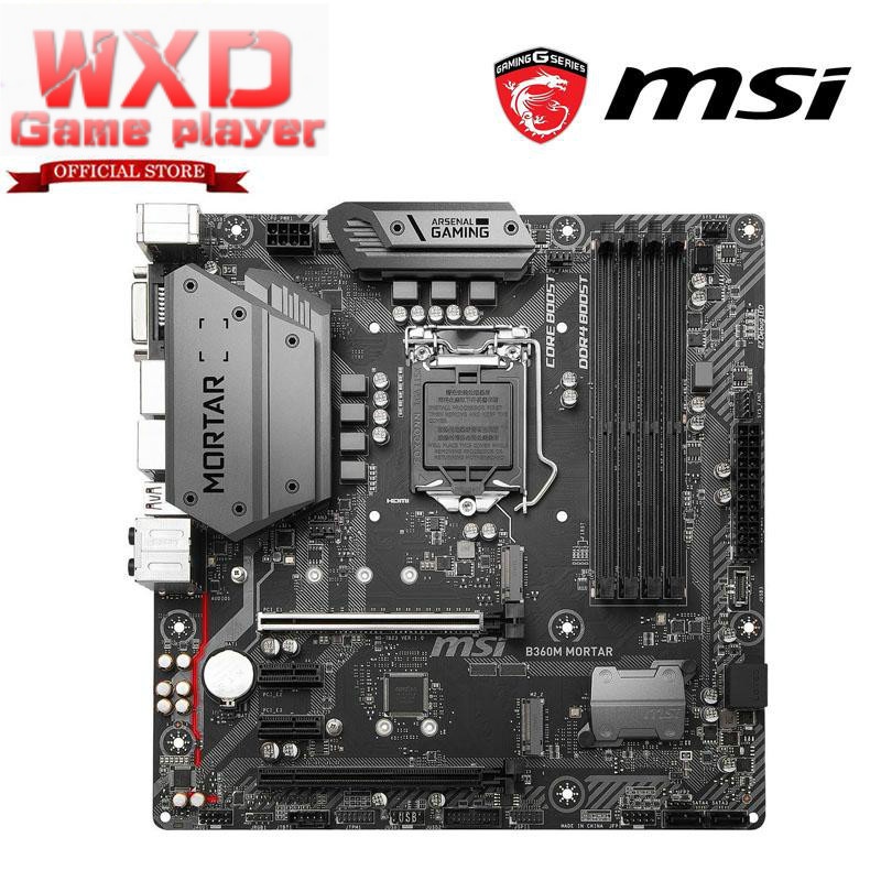 MSI B360M BAZOOKA PLUS Motherboard LGA 1151 Intel B360 DDR4 64GB PCI-E ...