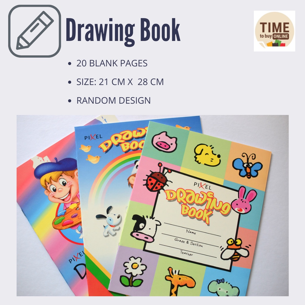 Drawing Book 20pages (21 cm x 28 cm) | Shopee Philippines