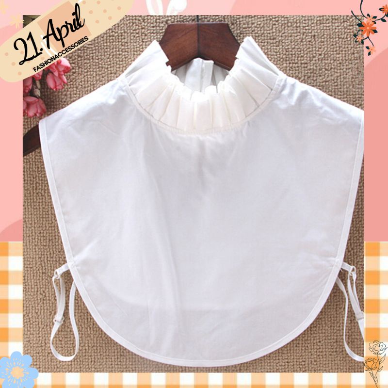 White Fake Collar, Lining Collar In Korean Style Feminine | Shopee ...