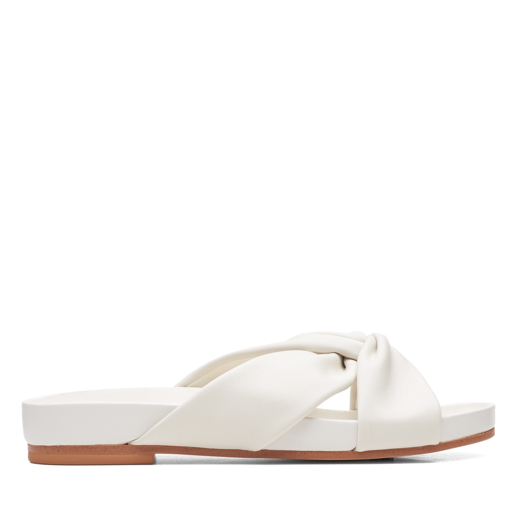 Clarks Pure Twist Flat Sandals White | Shopee Philippines