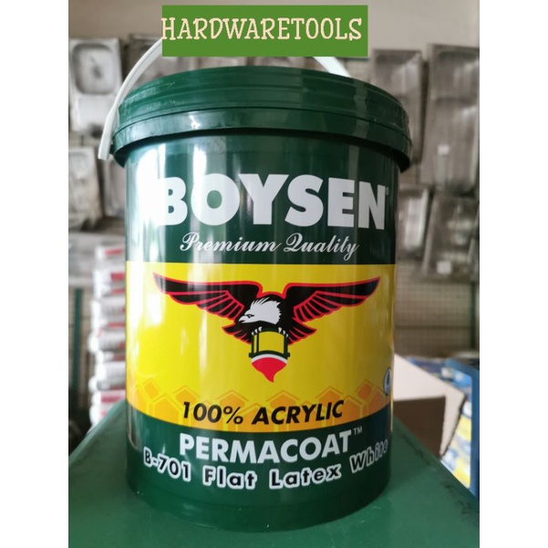 Boysen Flat Latex White B701 Gal / Pintura Cemento | Shopee Philippines