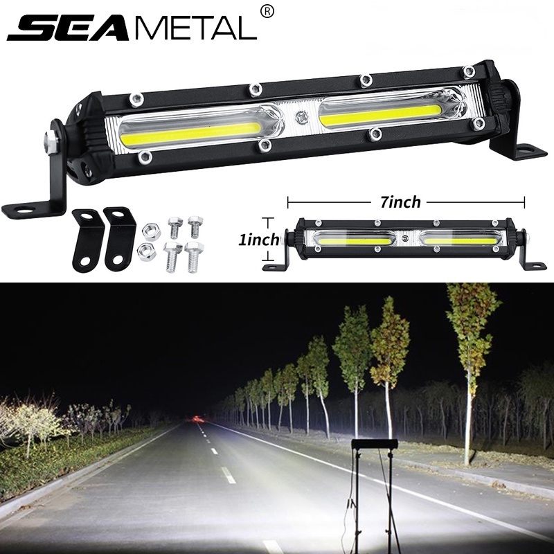 SEAMETAL 12V/24V Car LED Work Light 6500K LED Spotlight Strip Working ...