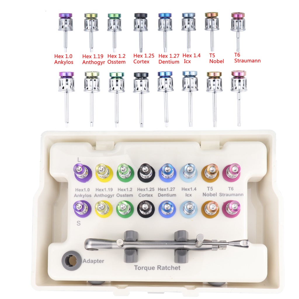 1 Whole Set Dental Implant Restoration Tool Kit Dental Universal ...