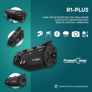 FreedConn PH R1 PRO Bluetooth 5.0 Motorcycle Group Intercom HD 2K Video ...