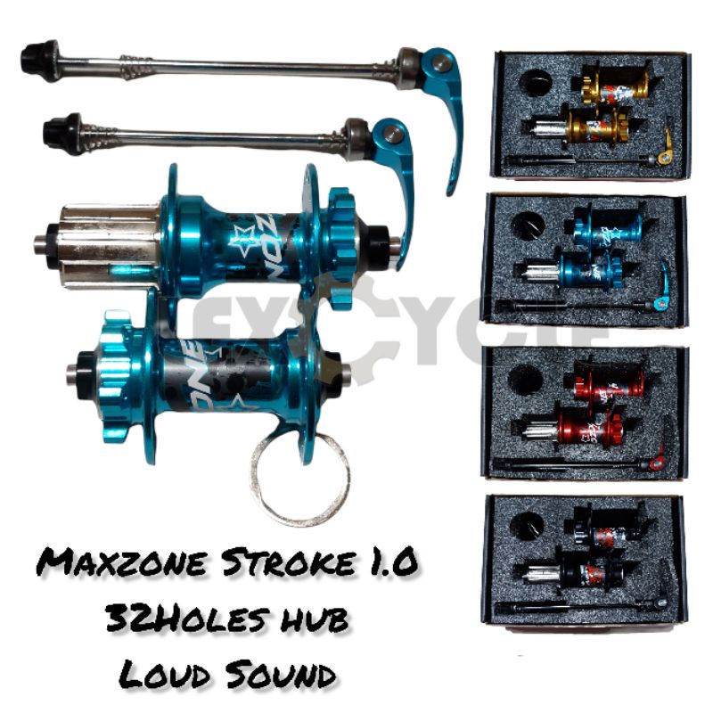 Maxzone Stroke 1.0 32 Holes Hub for Mountain bike 3 pawls Loud sound ...