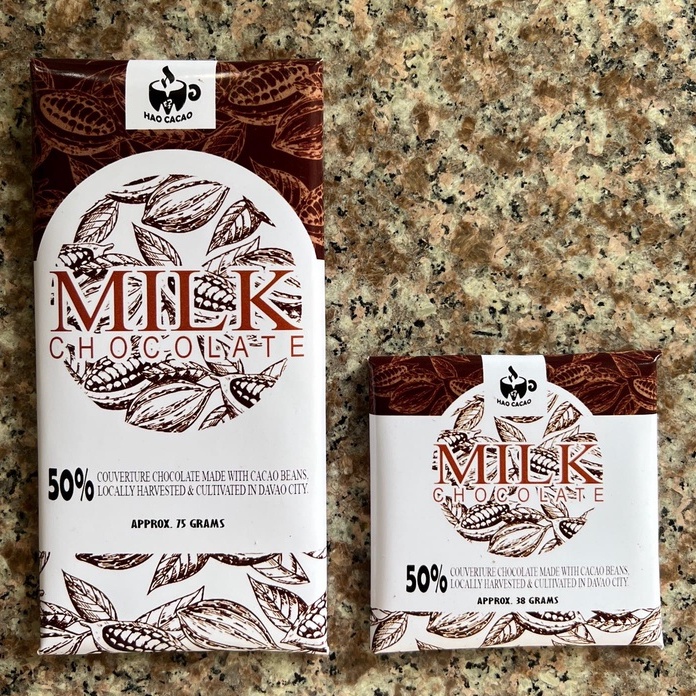 HAO CACAO 50% Milk Chocolate (38g & 75g) | Shopee Philippines