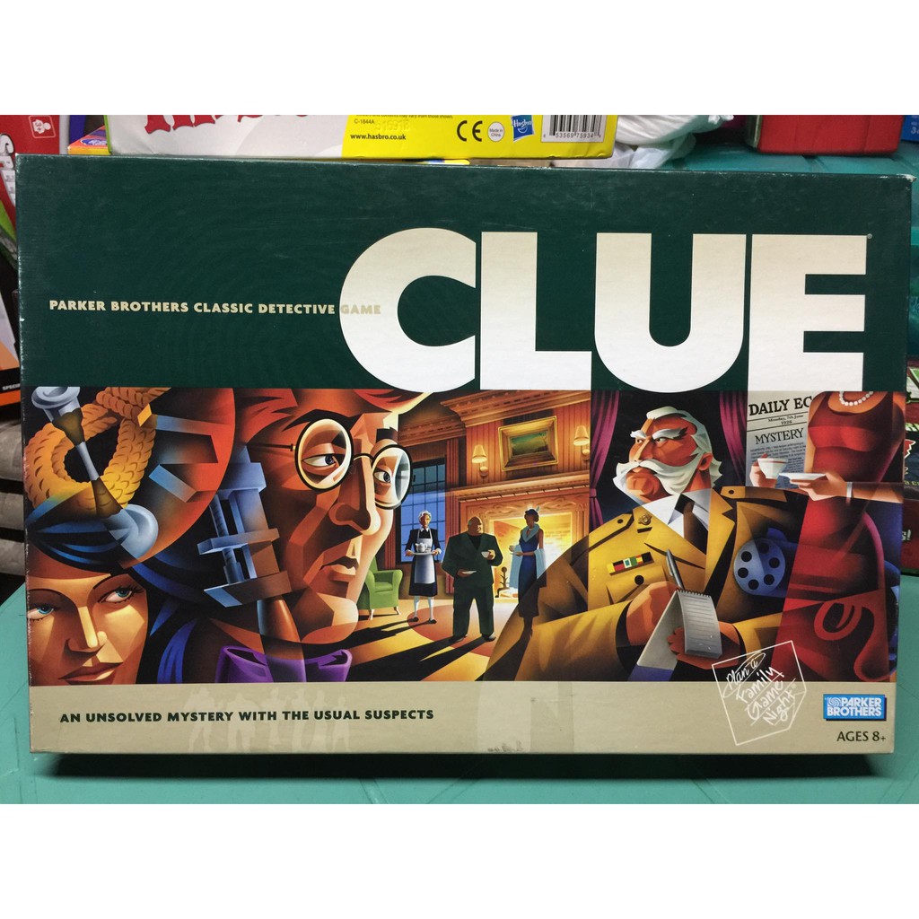 1996 Clue Game Box