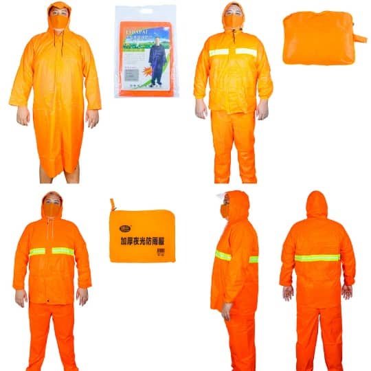 COD DVX Reusable Heavy Duty Terno Raincoat with Reflector Poncho Hooded ...