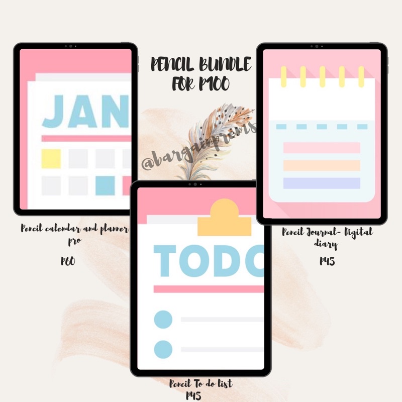 PENCIL CALENDAR PLANNER IOS PAID APP Shopee Philippines
