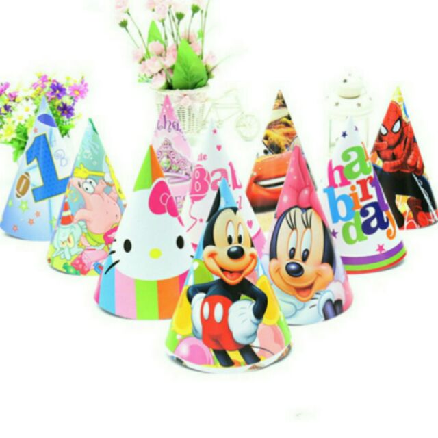 Character Party Hats- Party Favors | Shopee Philippines