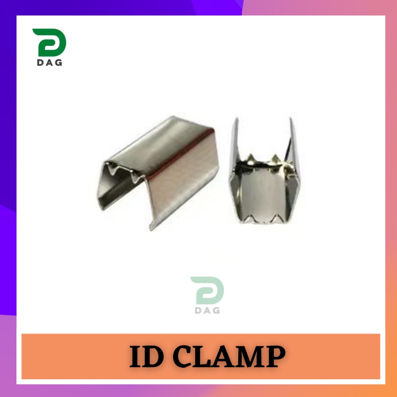 ID Clamp Metal for ID Making accessories [100PCS] | Shopee Philippines