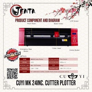 Cuyi MK630 Cutter Plotter 24“ Inch | Shopee Philippines