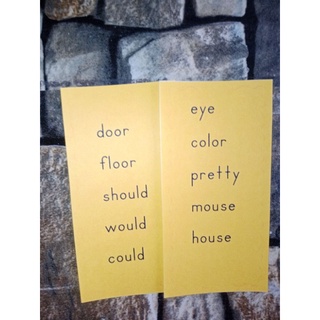 GOLDEN SIGHT WORDS MONTESSORI READING MATERIALS FOR KIDS | Shopee ...