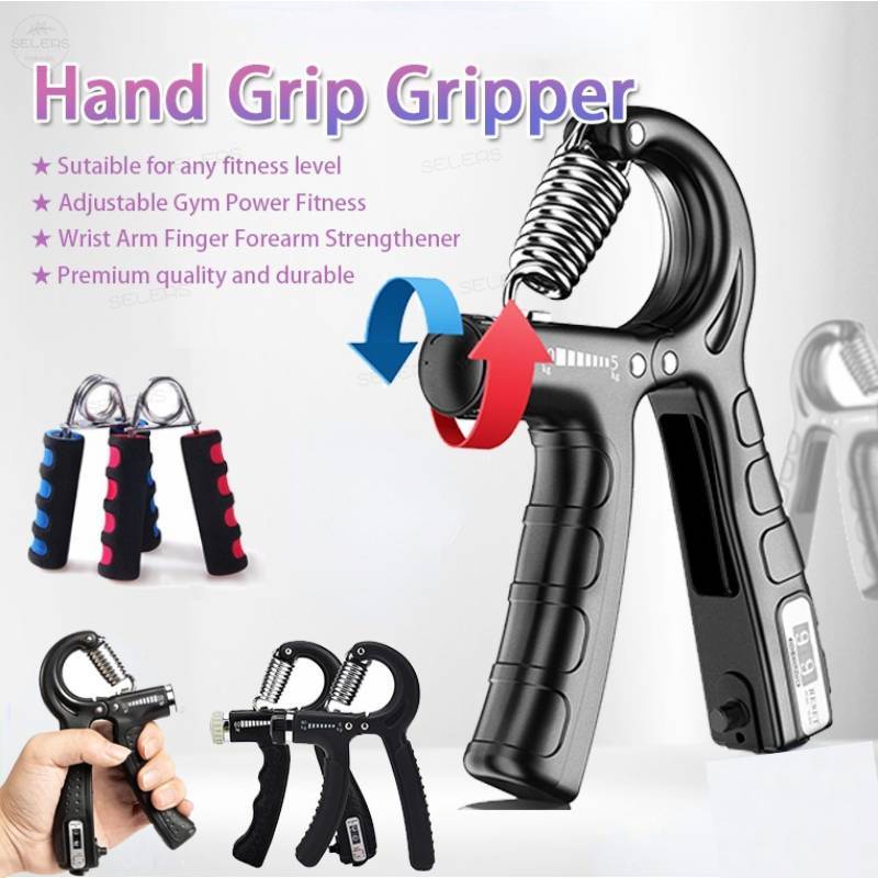Hand Grip Exercise Gym Adjustable Count Finger Grippers Muscle ...