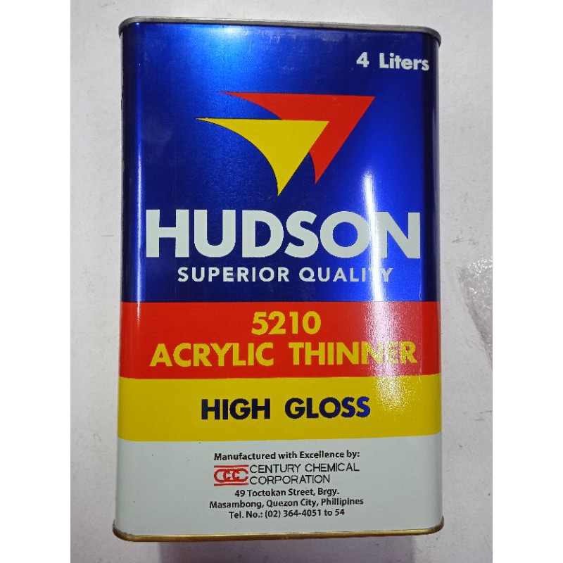 Hudson Acrylic Thinner 4LTR | Shopee Philippines