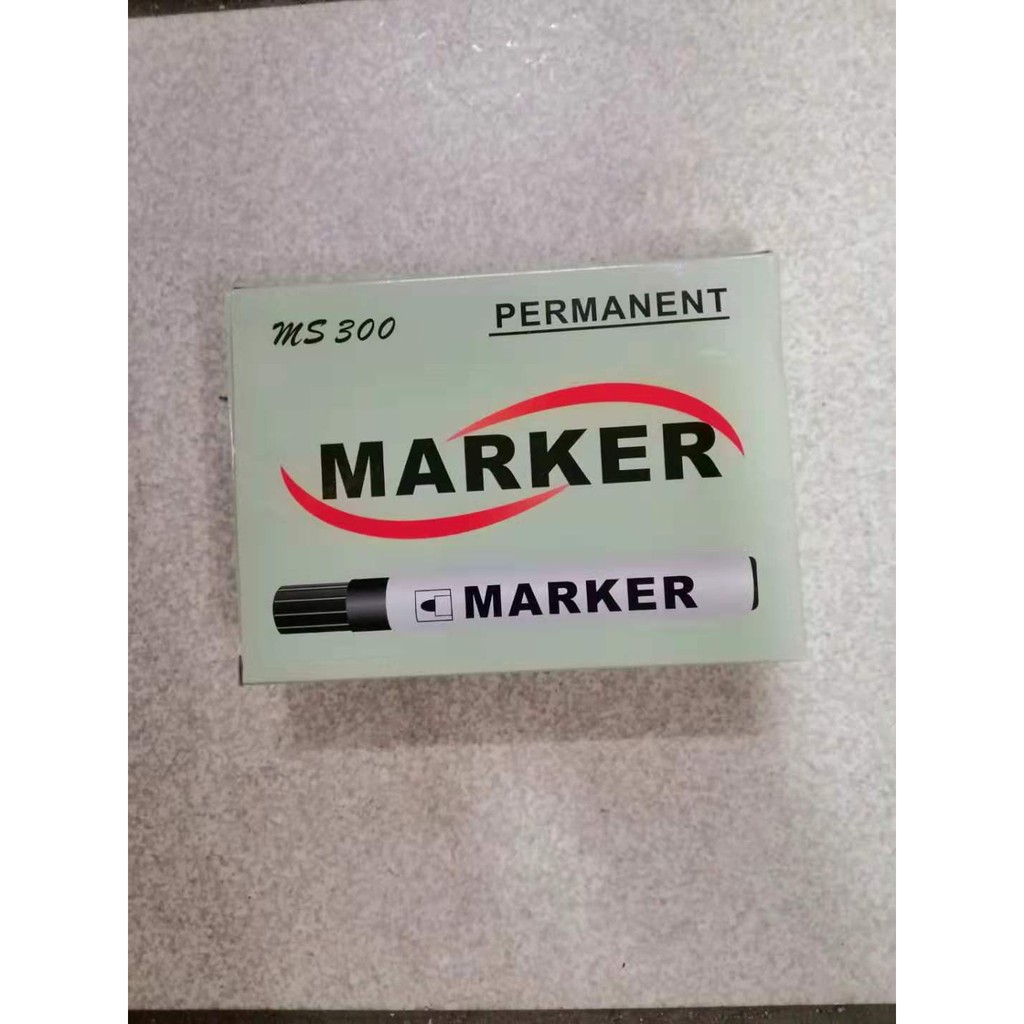 Marker black ms-300 (12pcs ) | Shopee Philippines