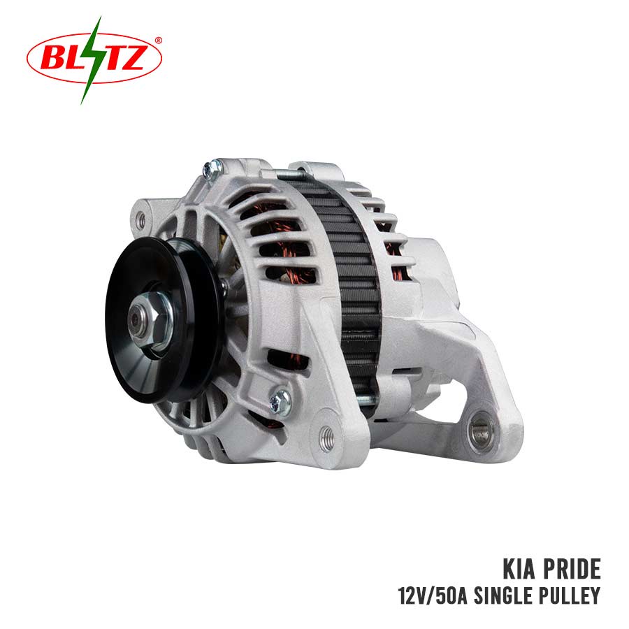 BLITZ ALTERNATOR ASSEMBLY /KIA PRIDE 1.3L / 12V/50A /SINGLE PULLEY ...