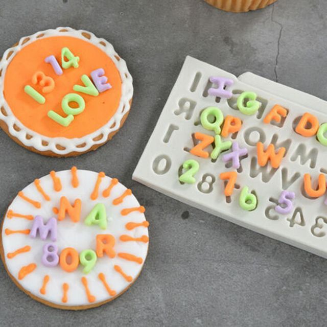 Our Best Seller! Arial Alphabets Letters with Numbers Alphabets Fondant ...