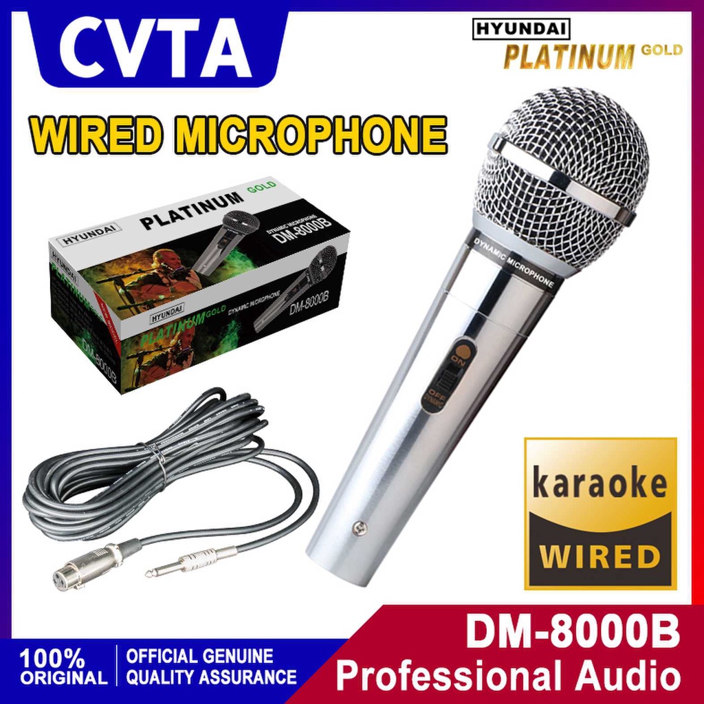 Hyundai Platinum DM-8000 Professional Microphone System | Shopee Philippines