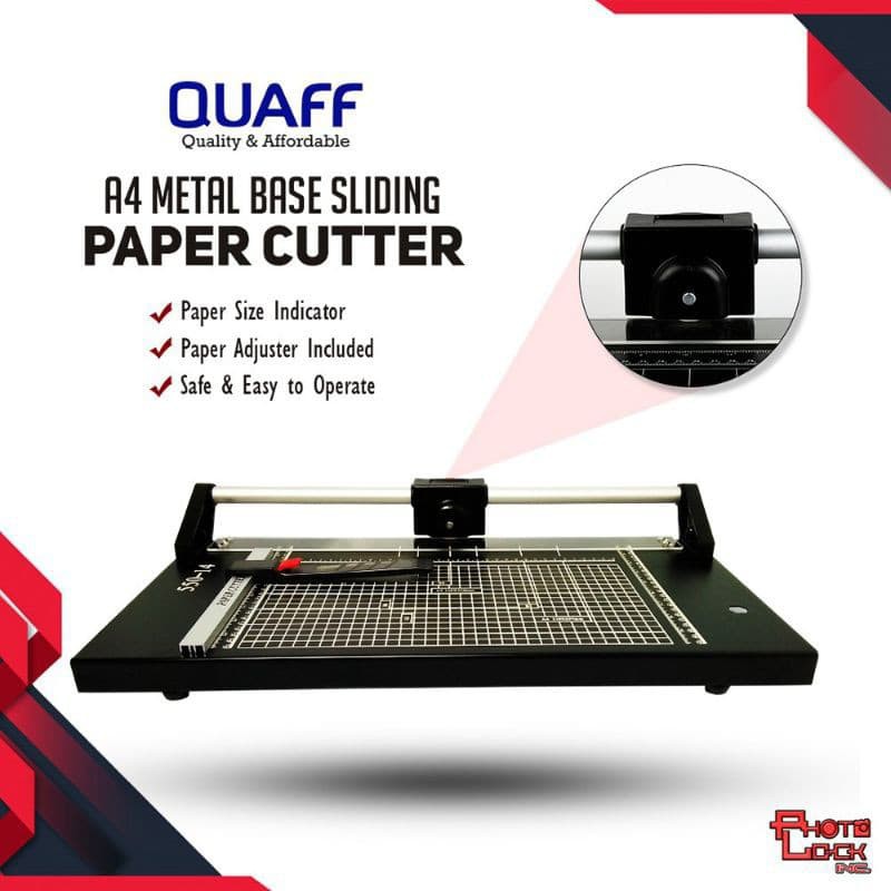 Quaff Metal Sliding Paper Cutter A4/A3 | Shopee Philippines