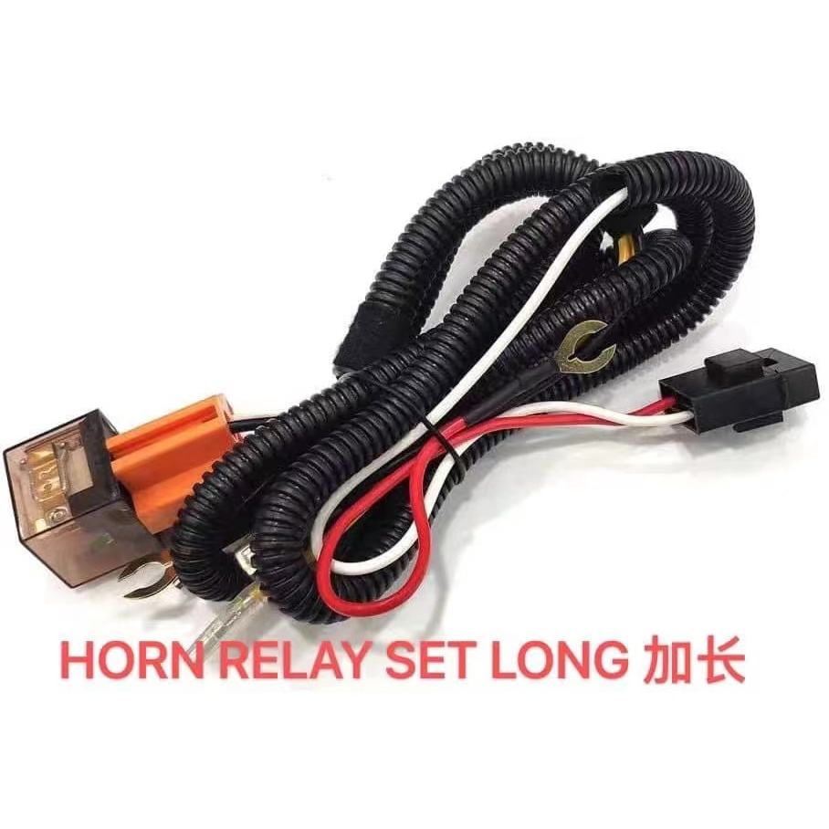 Motorcycles Universal 5Pin Horn Harness Wiring Kit With Relay And Fuse ...