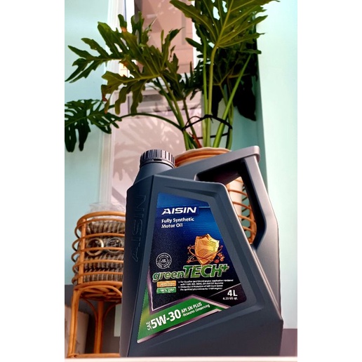 Aisin Fully synthetic Motor Oil for Gasoline/Diesel Engine 5W-30 1L/4L ...
