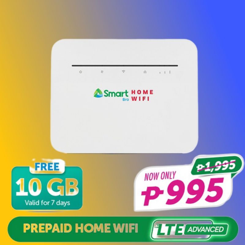 NEW Smart Pldt Bro Prepaid Home Wifi LTE-ADVANCED R291 (CAT 6) | Shopee Philippines
