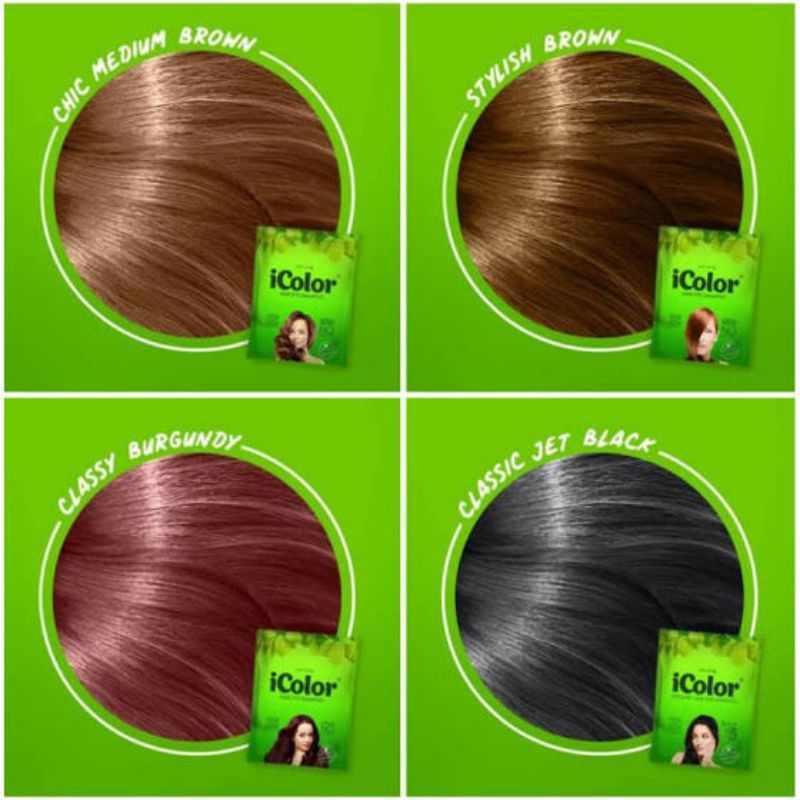 iColor Shampoo-in Hair Color (30ml) Authentic 100% | Shopee Philippines