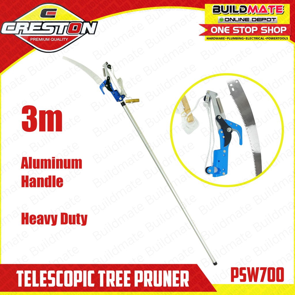 CRESTON Telescopic Tree Branch Plant Pruner Cutter Saw with Aluminum ...